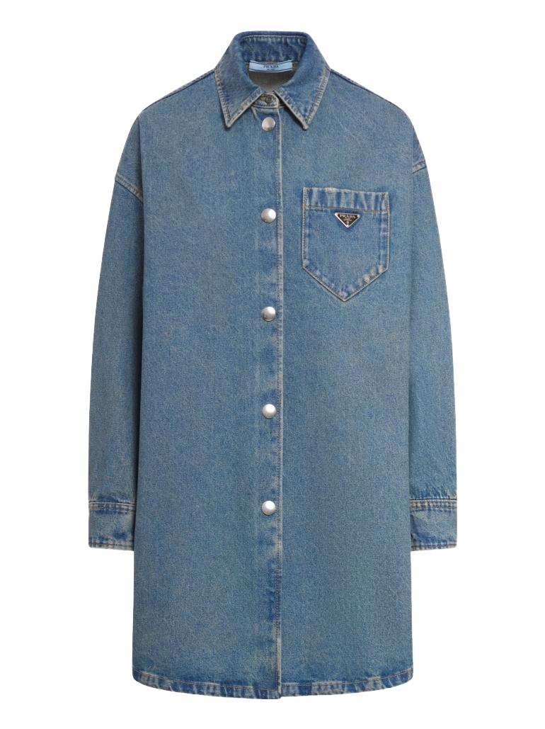 PRADA Prada Oversized Organic Denim Shirt